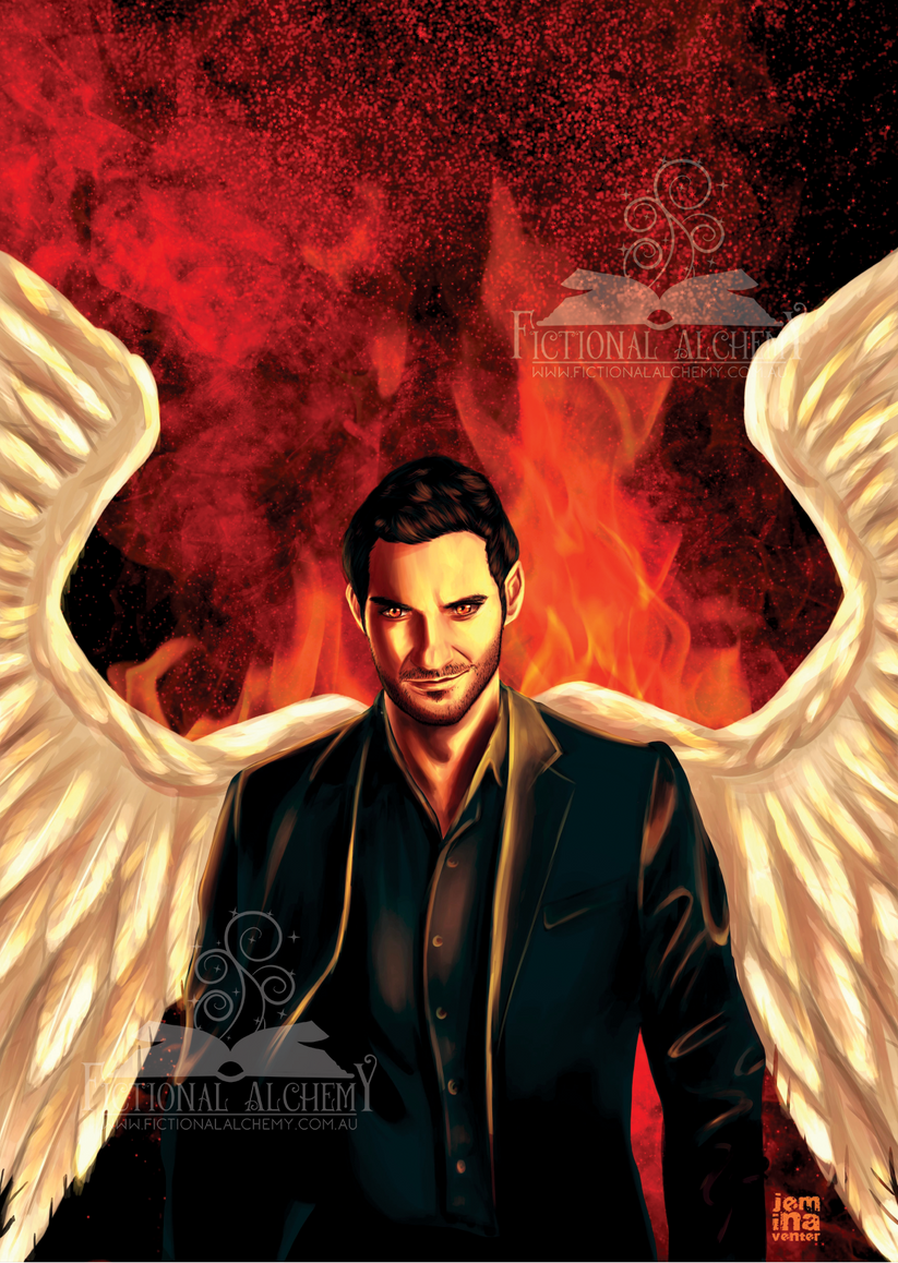 Lucifer Art Print – Fictional Alchemy